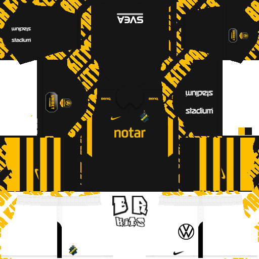 Uniforme de AIK Solna Temporada 20-21 para DLS & FTS
