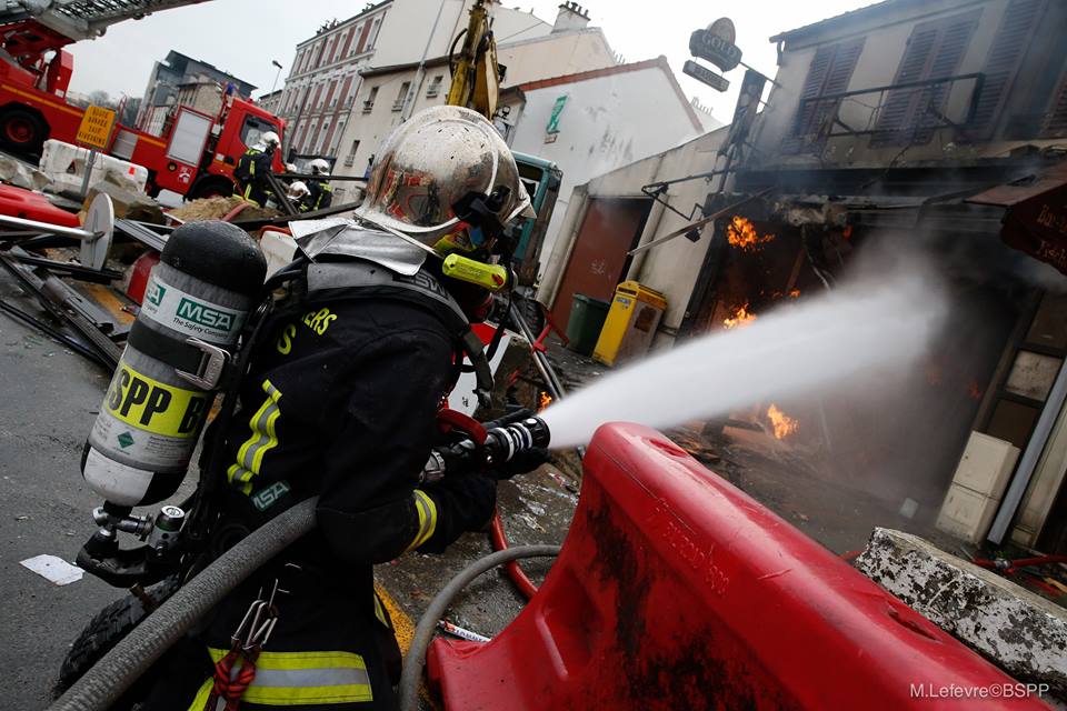 FIRE RESCUE HELMET: GALLET F1 S "SAPEURS POMPIERS DE PARIS"
