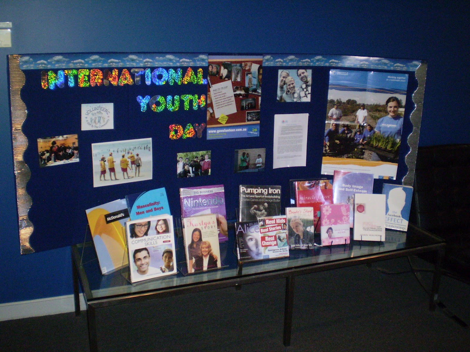 canning-college-library-displays-international-youth-day