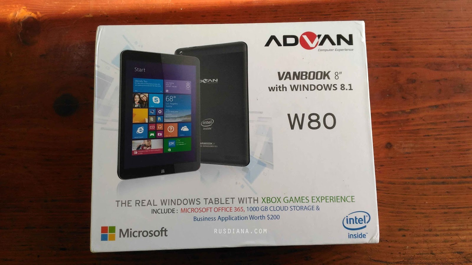 Advan Vanbook W80 Review -Tablet Windows 8 inci