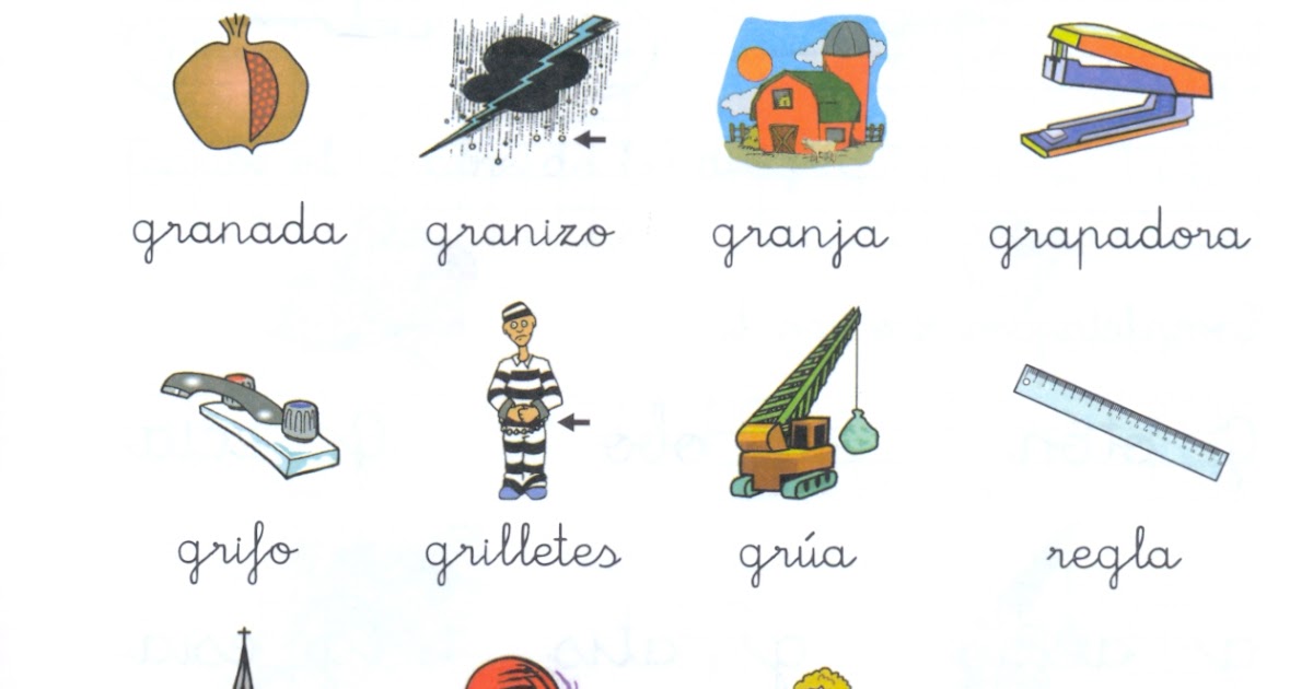 PRIMER CURSO 1ER CICLO EDUCACIÓN PRIMARIA: GR Y GL