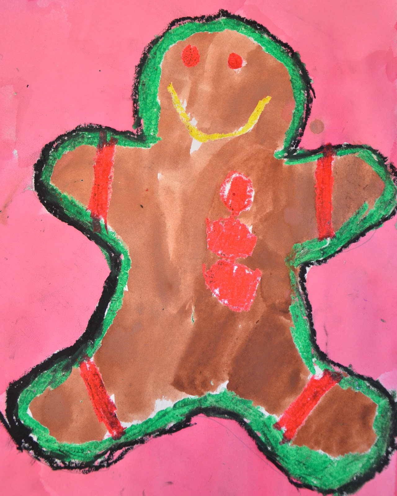 A Place Called Kindergarten: Framable Gingerbread Art