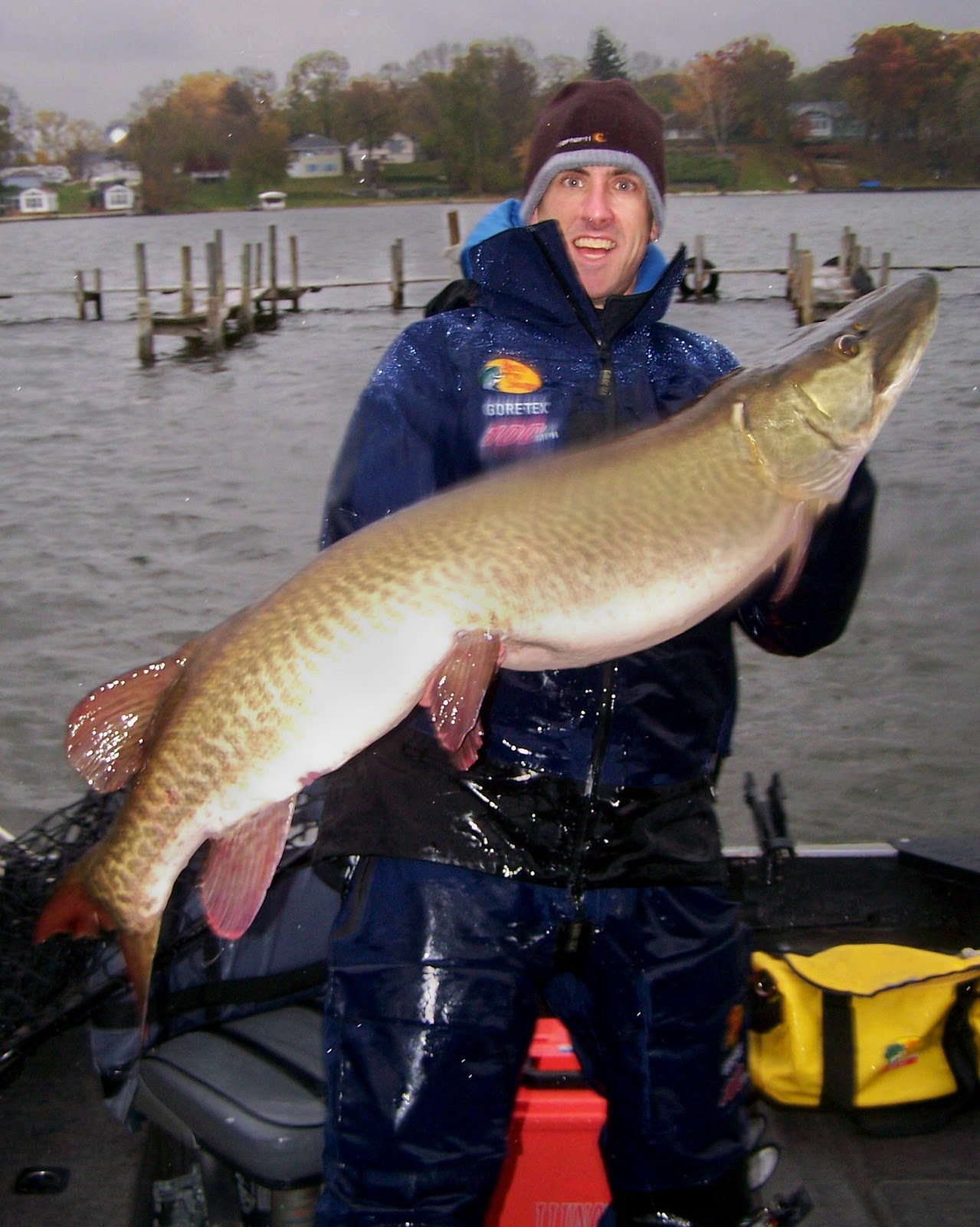 Illinois Wisconsin Fishing: Fox Chain Angler Lands Monster Muskie!