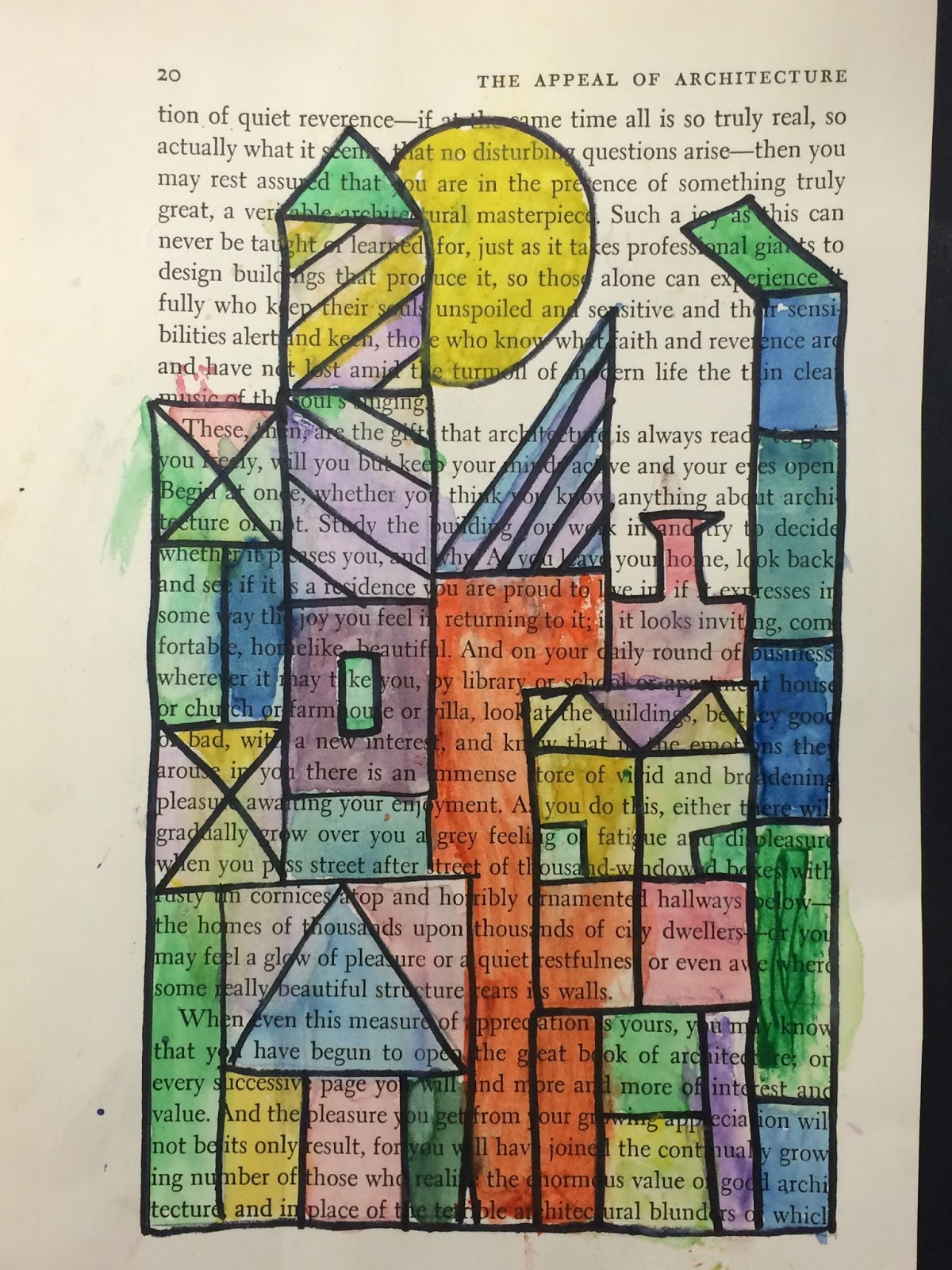 Mrs. Wille's Art Room: 6th grade Paul Klee inspired cityscapes