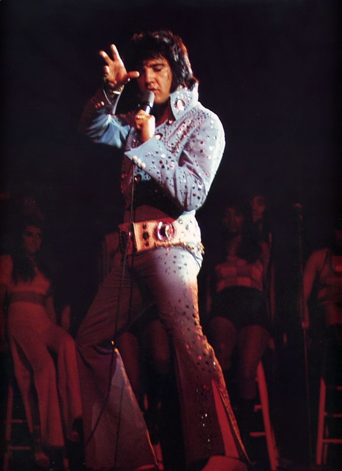 Elvis Presley . . . : Jumpsuit - Blue Powder