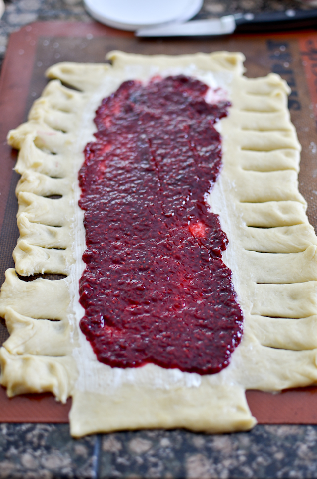 Knitty baker: ABC: Raspberry-Almond Braided Bread