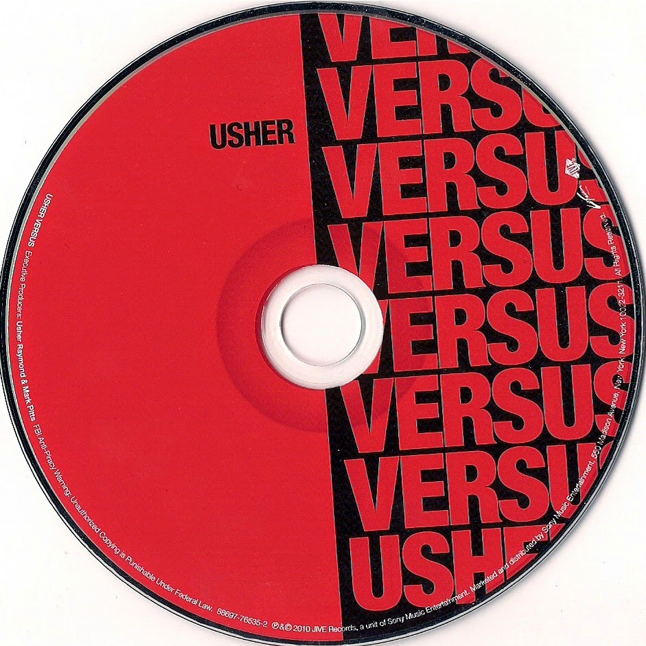Encarte: Usher - Versus - Encartes Pop