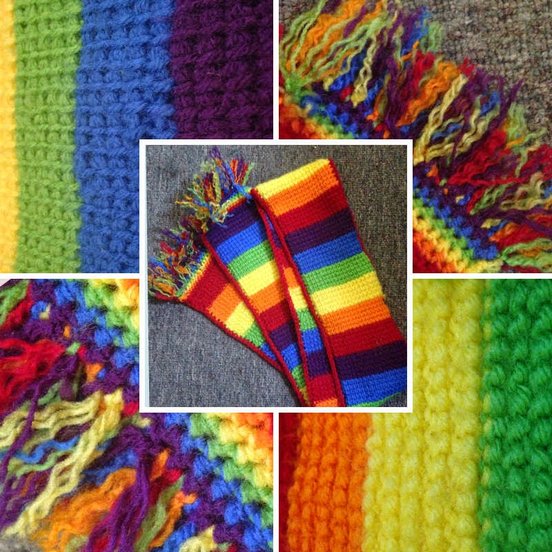 Lets Get Crafty: The Rainbow Scarf