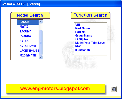 AUTOTECH4YOU Daewoo EPC (electronic parts Catalog) 2006 | AUTOTECH4YOU