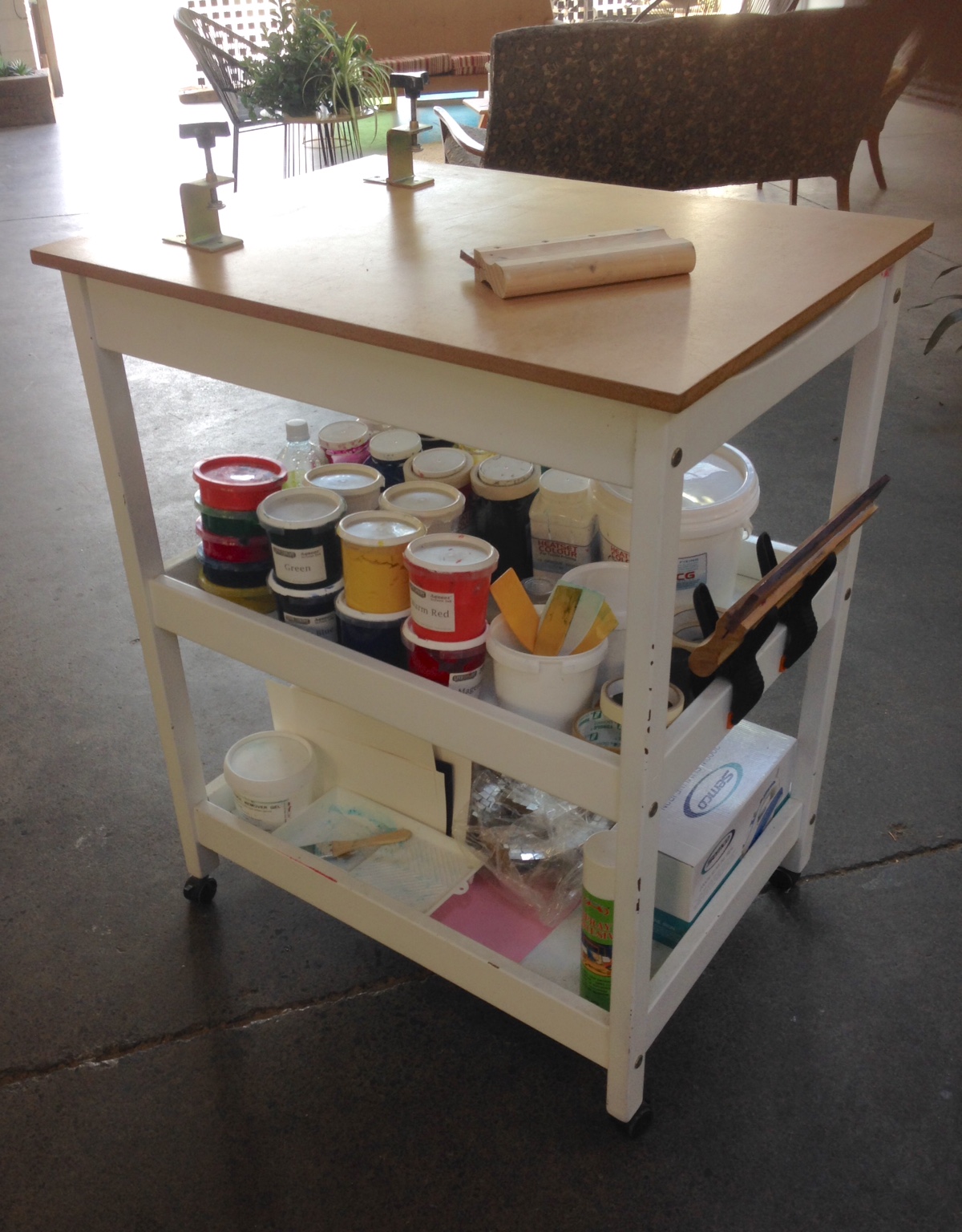 DIY Screenprint Trolley
