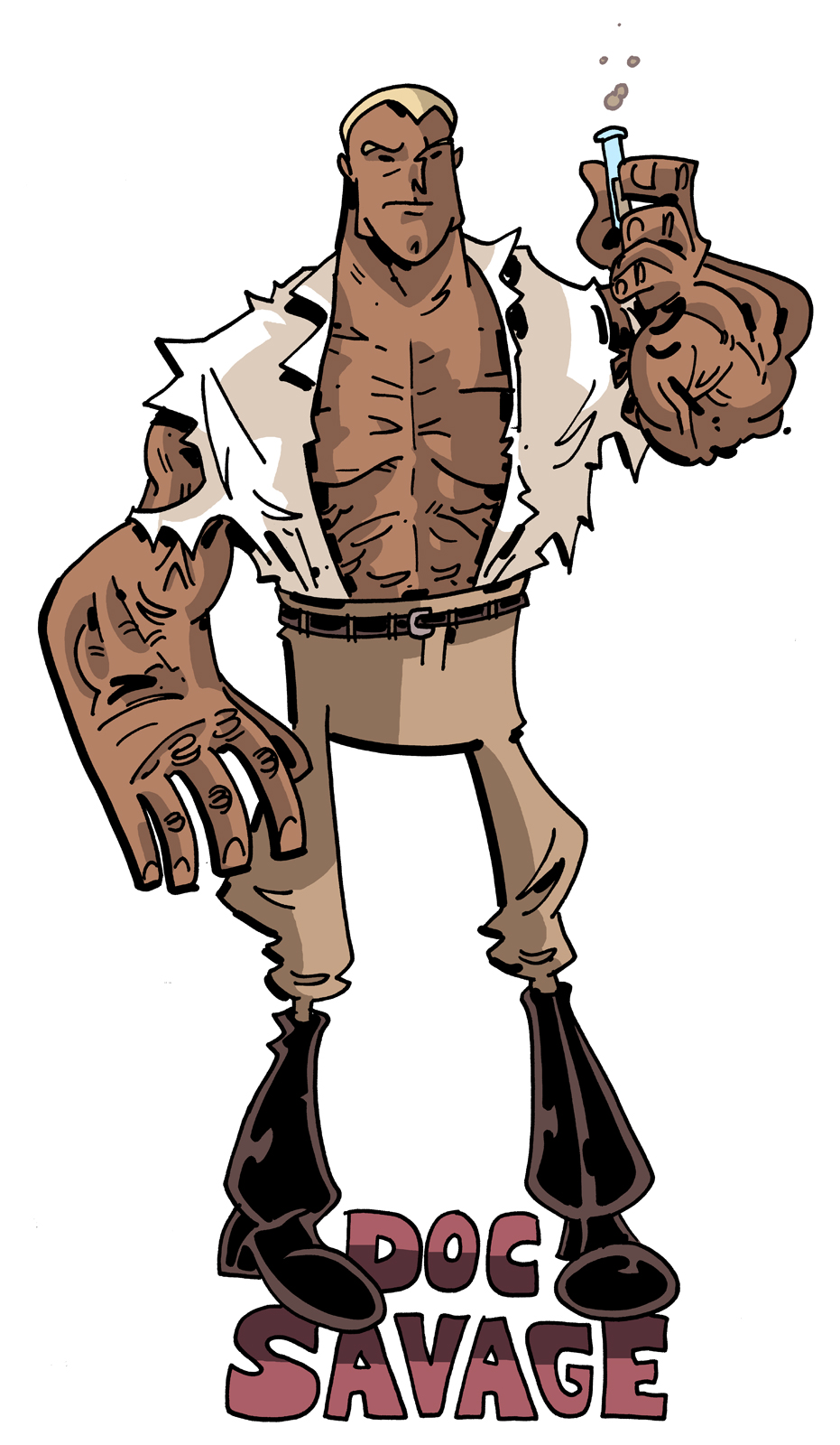 Chris Schweizer's Old Blog: Character-a-Day: Doc Savage