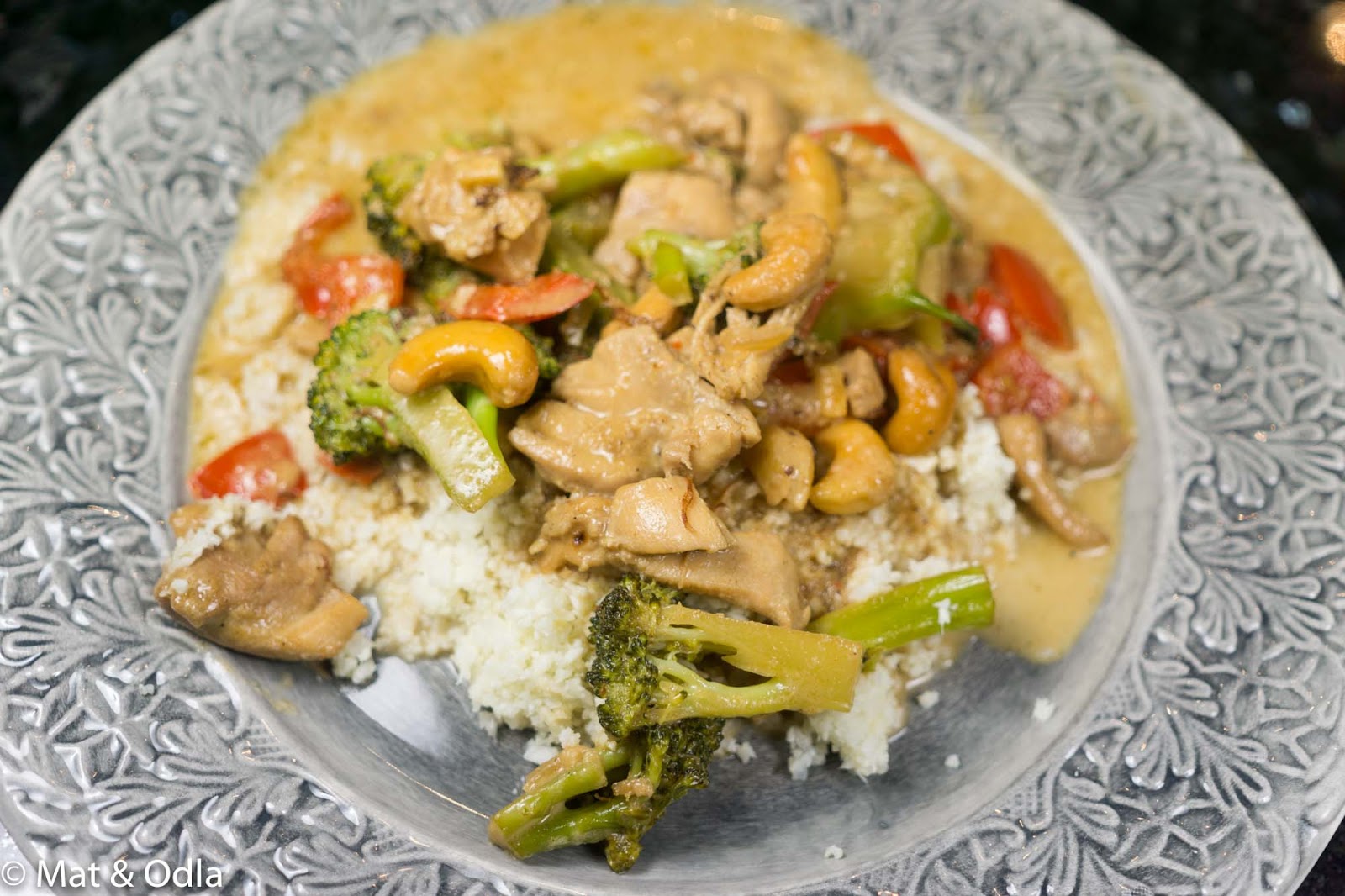 Kycklingwok med ekologiska thaikryddor