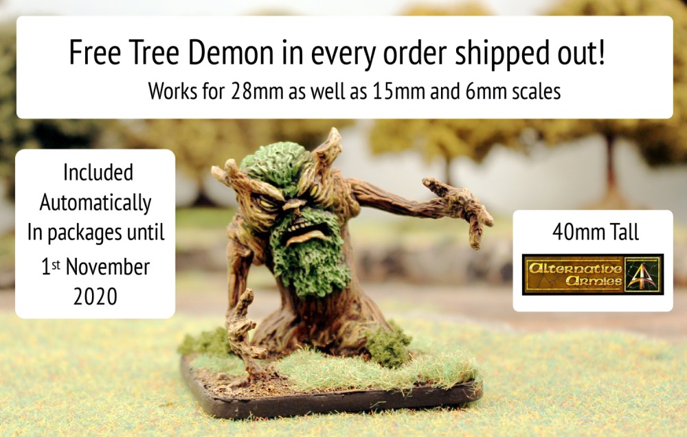 Alternative Armies: Tree Demon free in every October order at ...