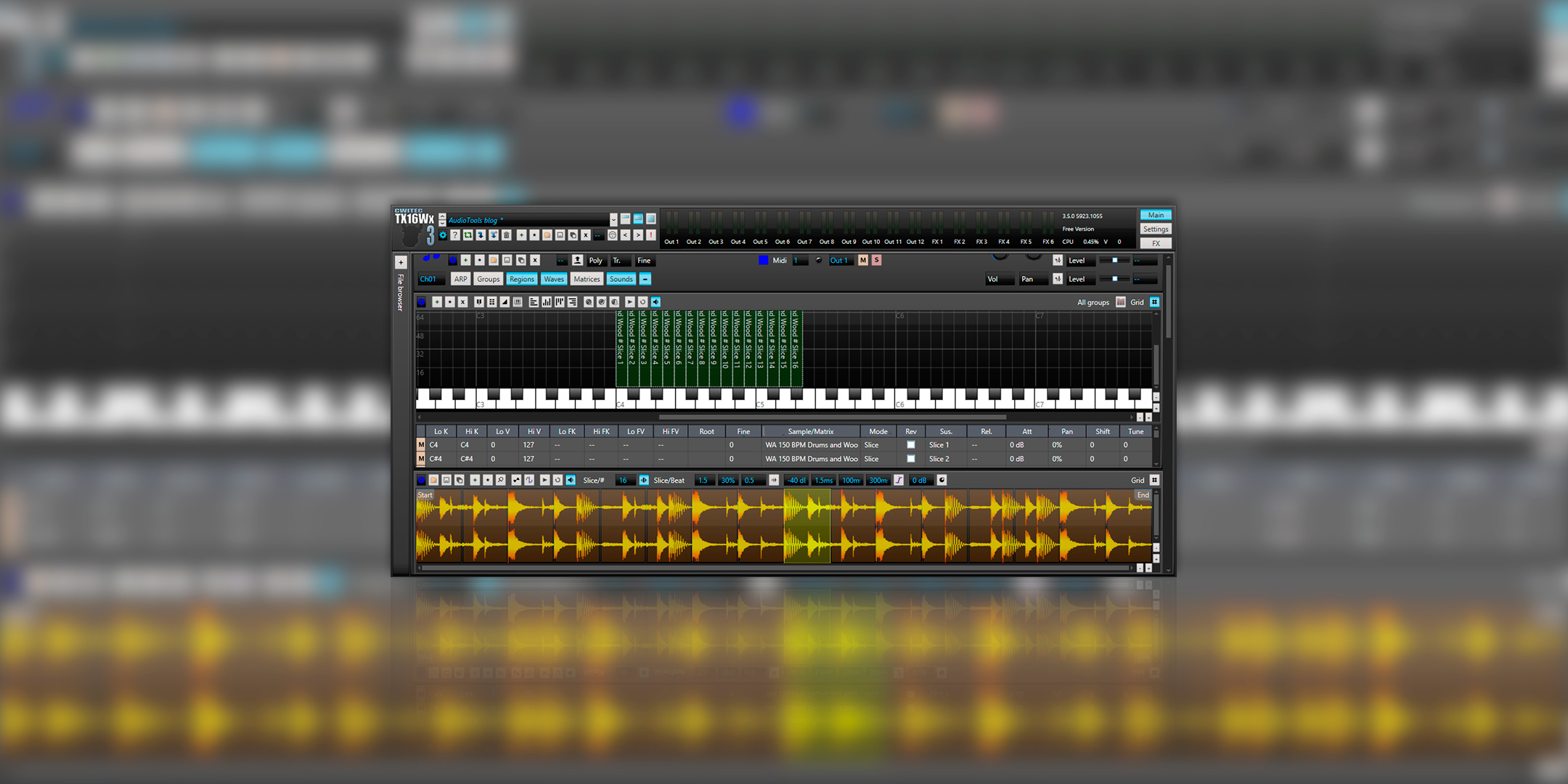 TX16Wx by CWITEC 'Sampler Instrument' (FREE)