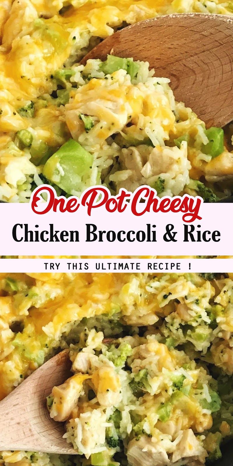 ONE POT CHEESY CHICKEN BROCCOLI & RICE - MINGGU WAWAN