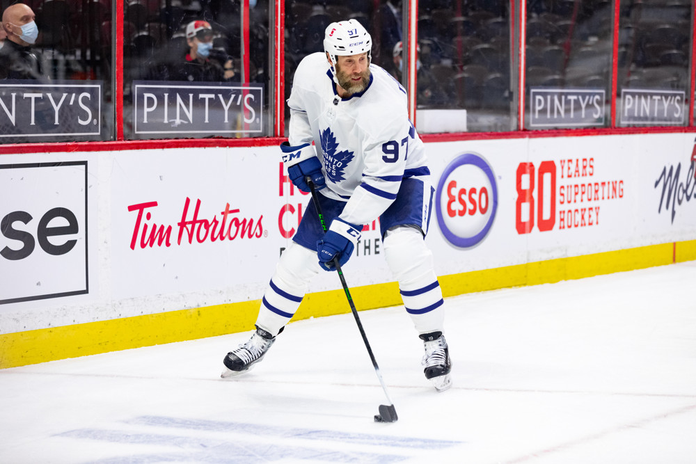 Joe Thornton Scores First Goal With The Toronto Maple Leafs - NHL ...