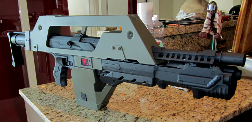 JIMSMASH ! ! !: CUSTOM NERF M41A PULSE RIFLE