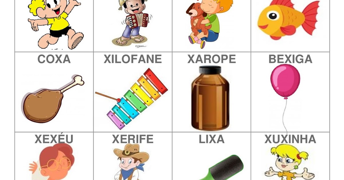 ATIVIDADES PARA EDUCADORES: Atividades com as sílabas XA-XE-XI-XO-XU