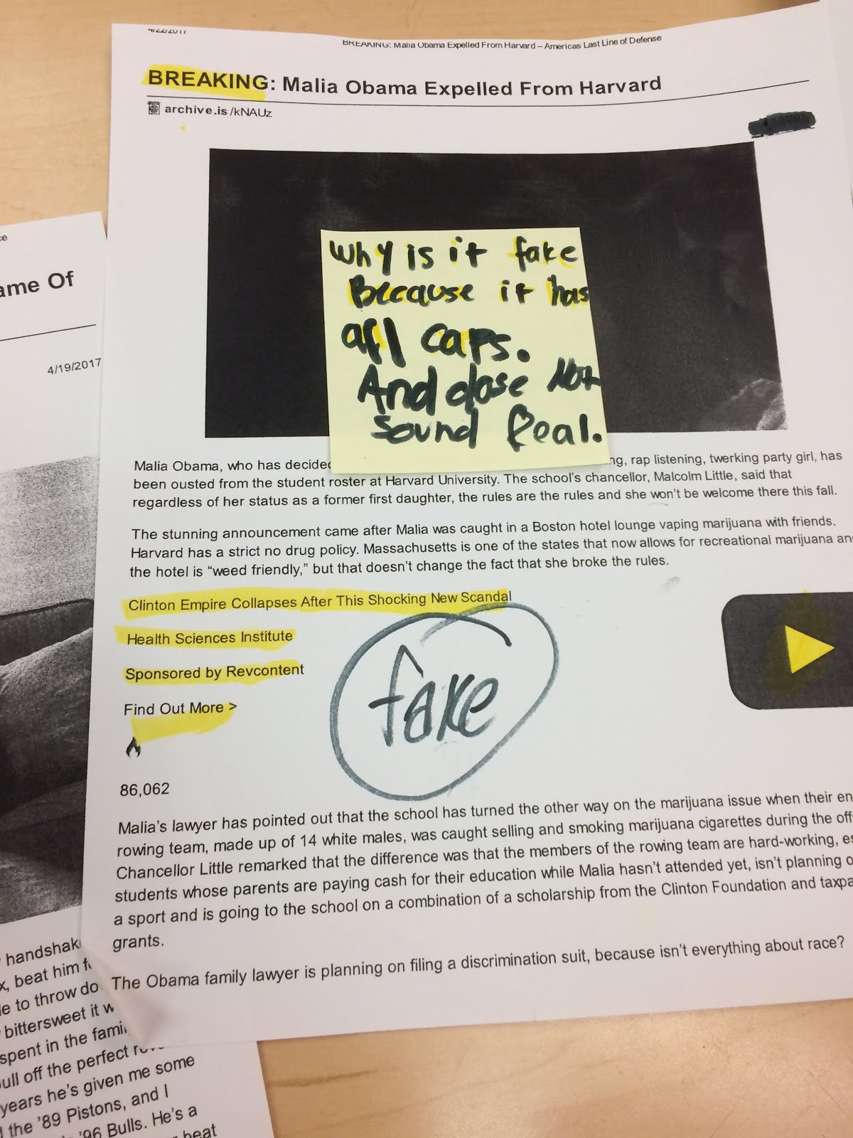 Thelen's Thinkers: Discerning fake news from real news