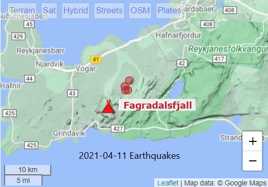 Fagradalsfjall’s Volcano Eruption April 11 2021