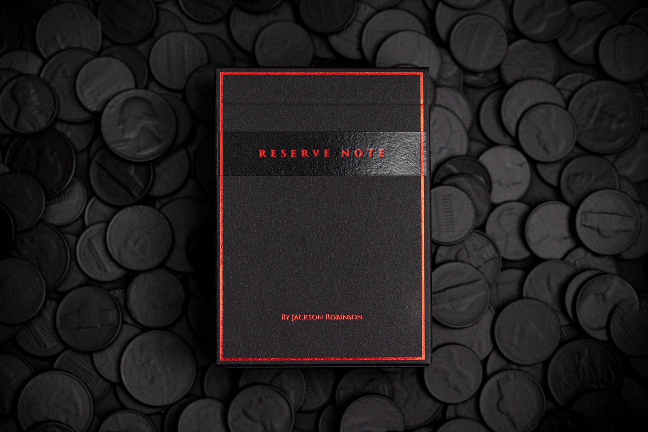 Check Out the Redesigned Black Reserve Note Playing Cards