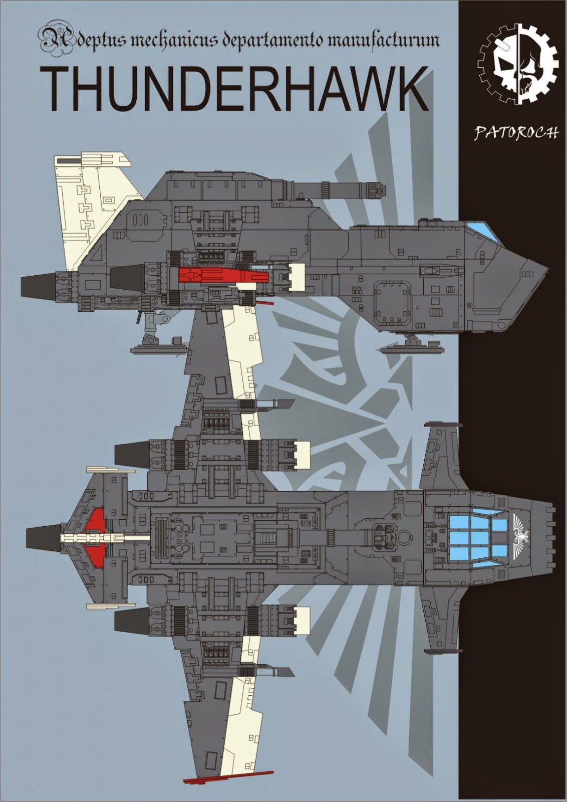 Paper Wargames: 40K Thunderhawk