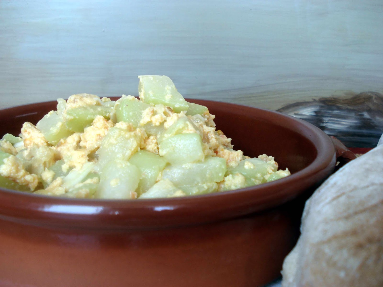 Mi abuelita Caro: Chayotes con huevo