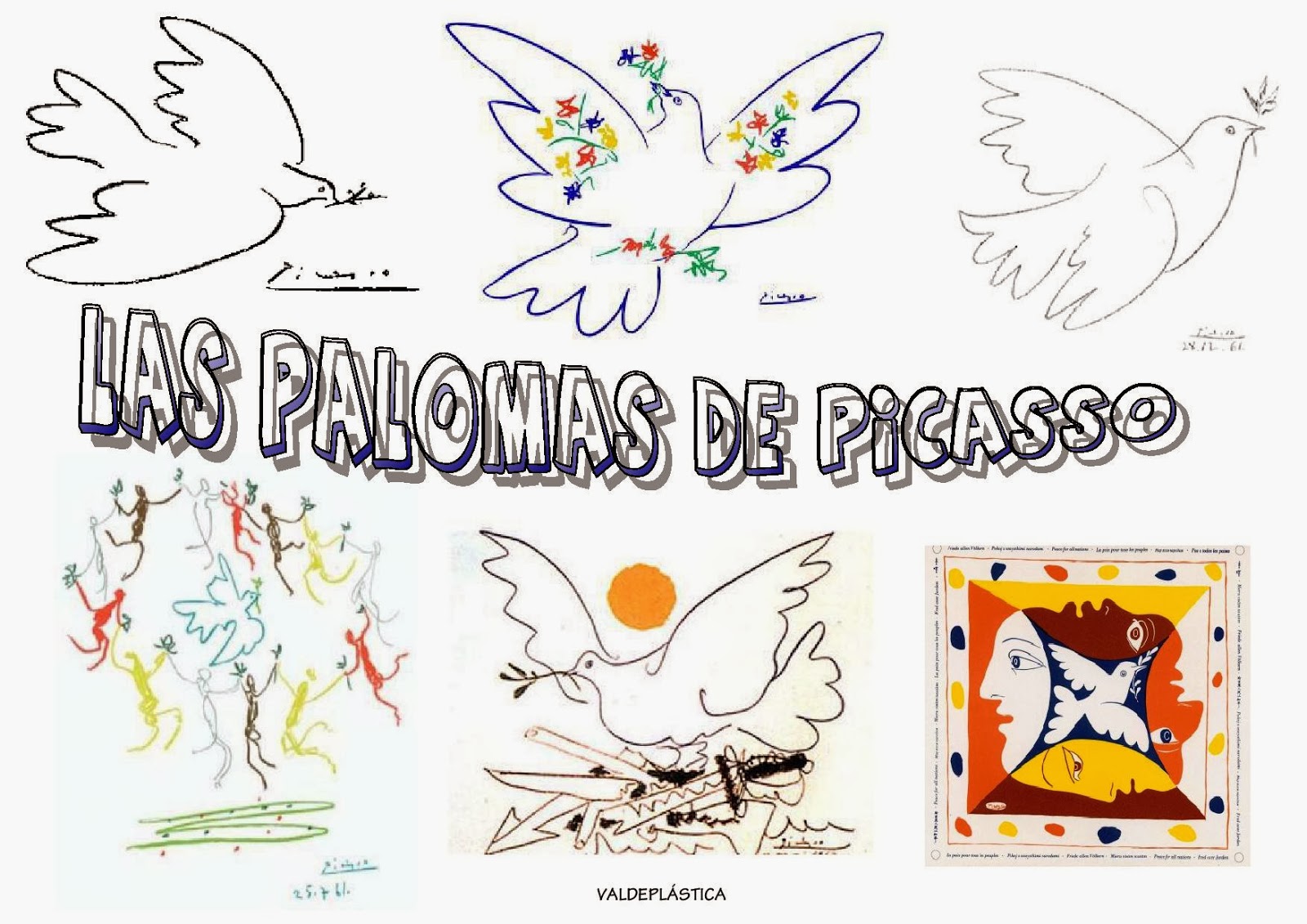 CRECIENDO FELICES: PALOMAS DE PICASSO Y LA PAZ