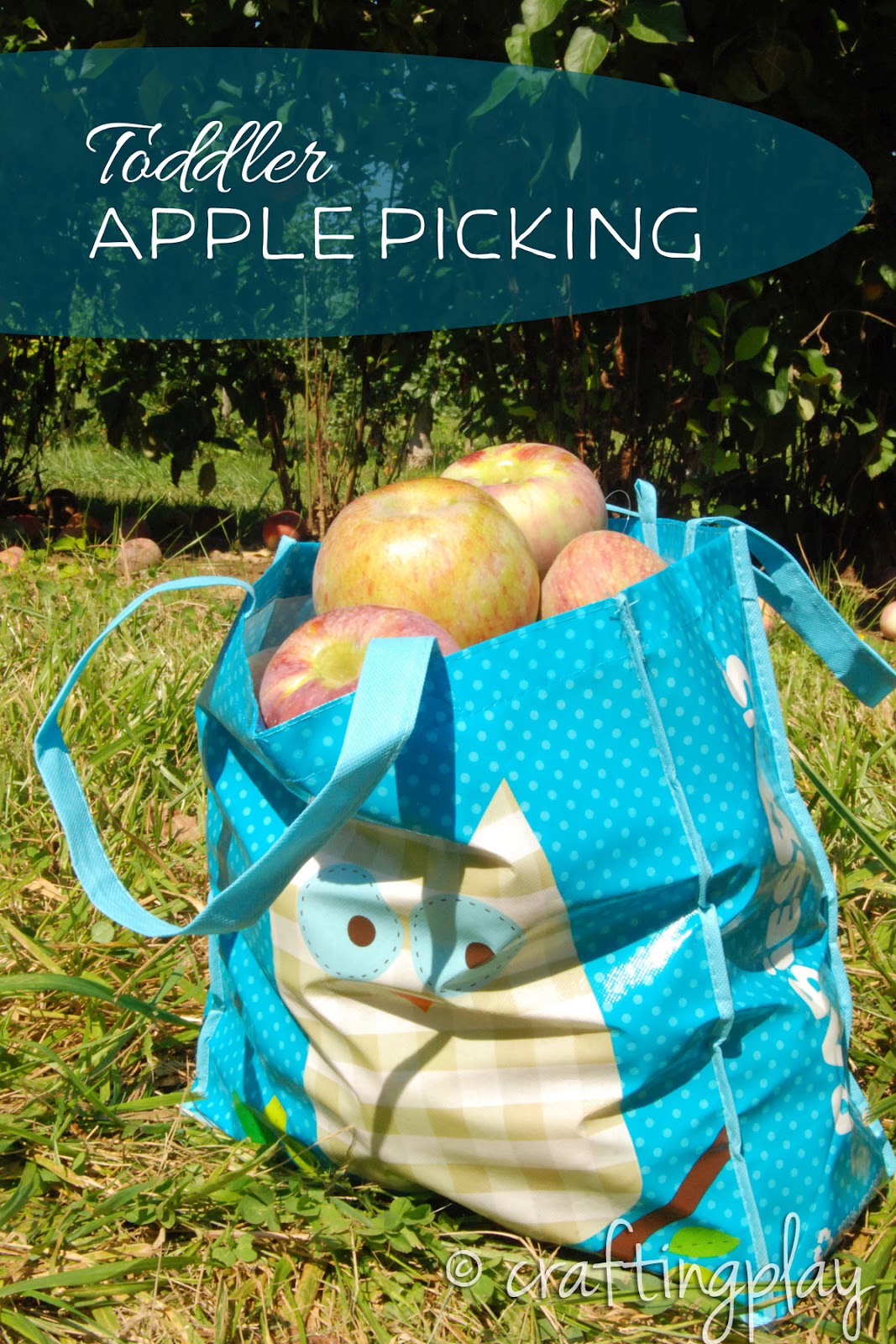 Crafting Play: Apple Picking & Apple Tree Abstract Painting