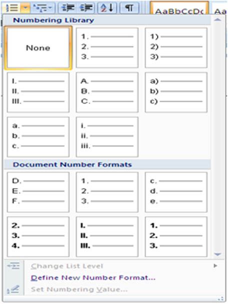 MEMBUAT NOMOR (NUMBERING) AWAL TEXT PADA MS OFFICE WORD 2007 ~ Tips dan ...