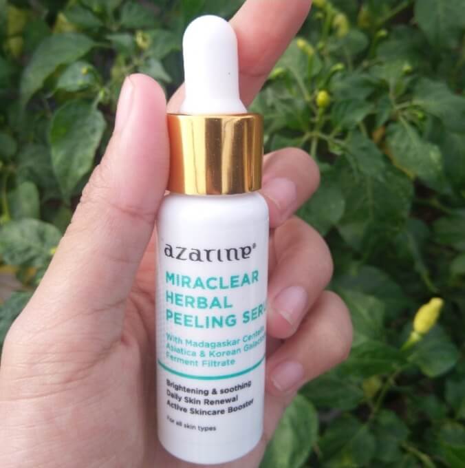 Mengulas Azarine Miraclear Herbal Peeling Serum - SKINCAPEDIA