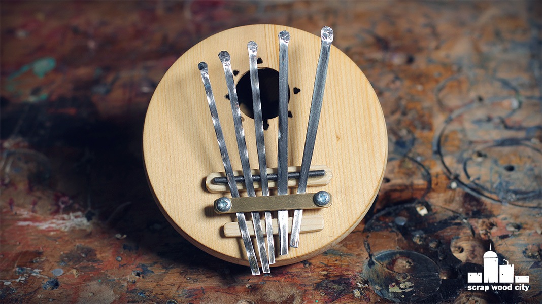 scrap wood city: How to make a kalimba out of epoxy resin and wood