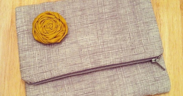 Tutorial: Fold-Over Clutch Bag ~ DIY Tutorial Ideas!