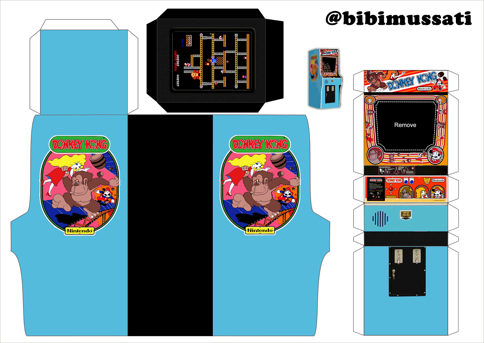 Bibi Leitura : Arcades de Papel para montar e imprimir