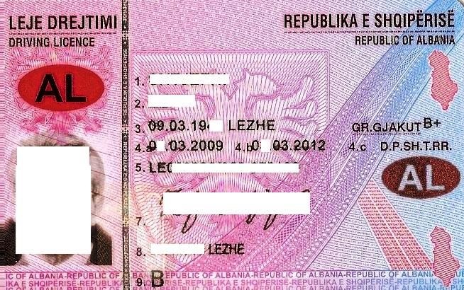 Albanian driving licenses officially recognized in Turkey and vice versa