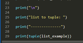 Tuples and Lists Type Conversions (Python)