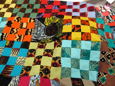 Exuberant Color : Sewing the long seams..........