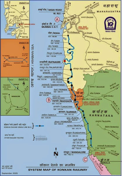 Konkan Beaches Map