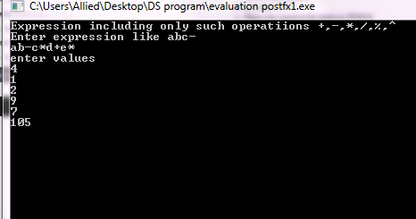 EasyCoding With Ammara: Evaluation of postfix expression: