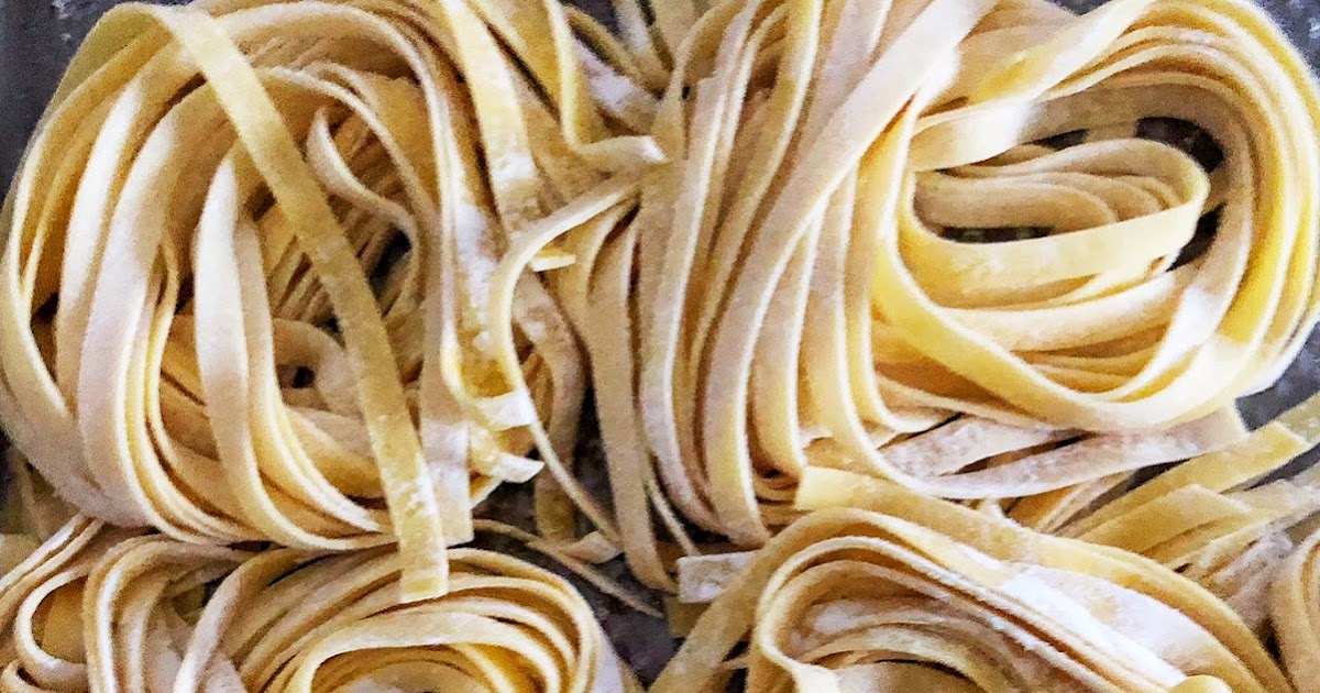 Homemade Fettuccine Pasta