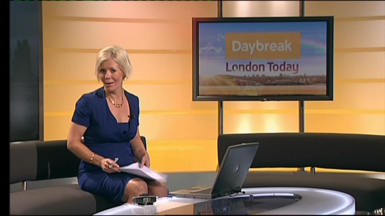UK Regional News Caps: Sian Jones - ITV London