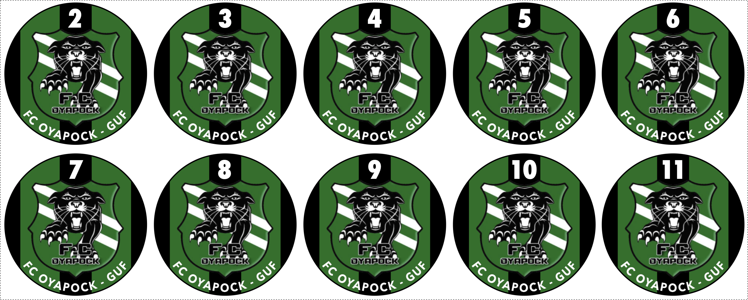 Mika - Escudinhos para Botões: GUIANA FRANCESA