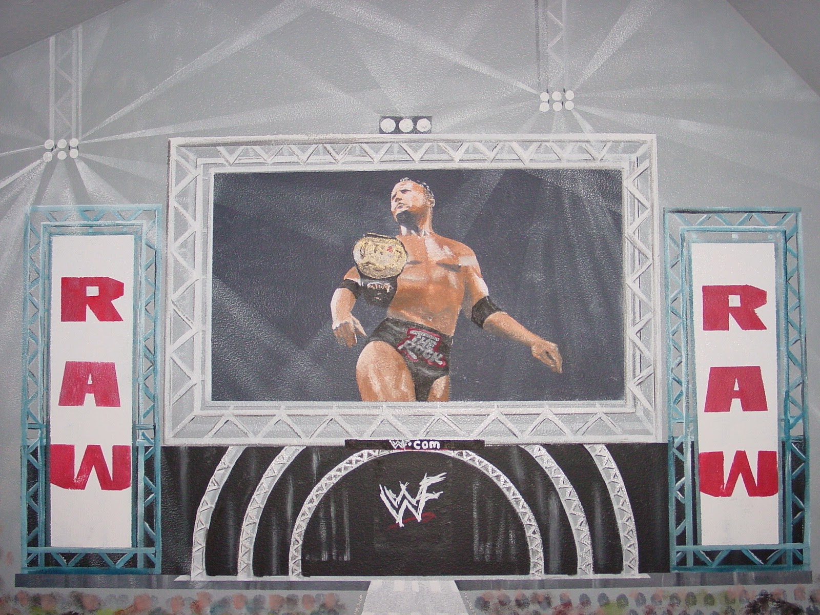 NWK to MIA: Wrestling Fan’s Bedroom Looks Like Monday Night’s Raw Set