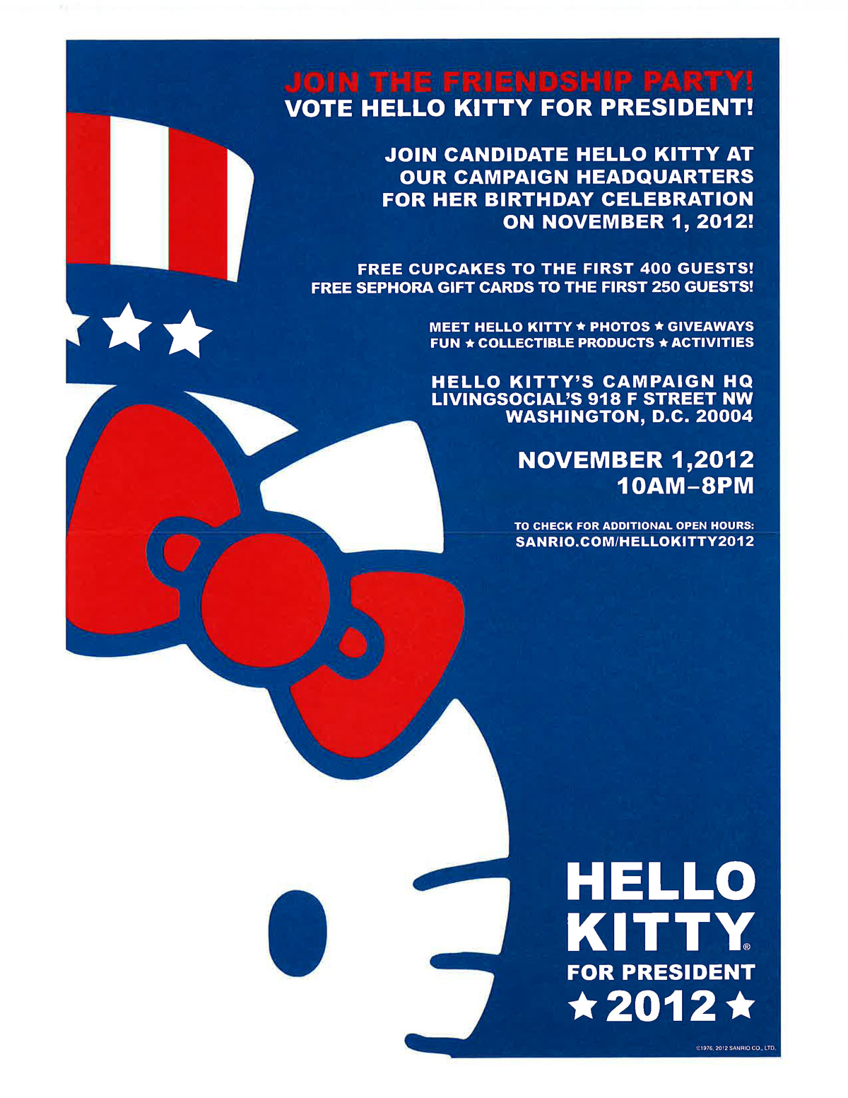 Historically Inaccurate: Hello Kitty for President