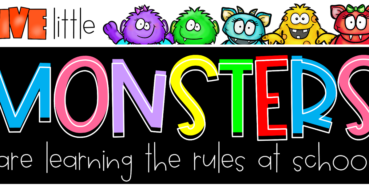 Simply Delightful in 2nd grade: Five little monsters are learning the ...