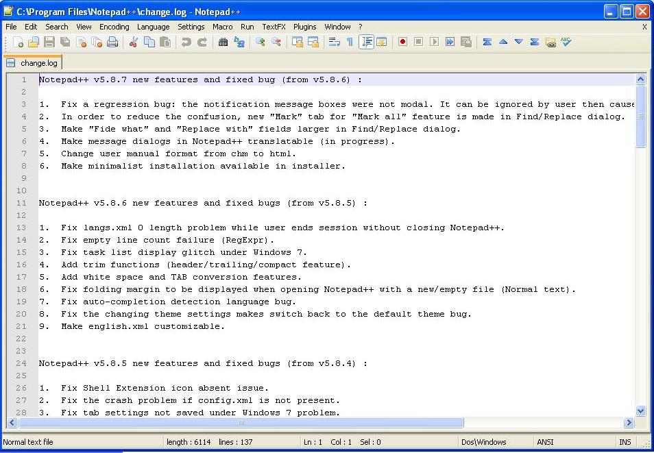 LATEST SOFTWARE: Notepad++