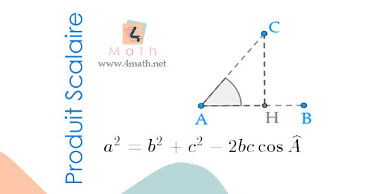 Etude analytique du produit scalaire 1 bac SM