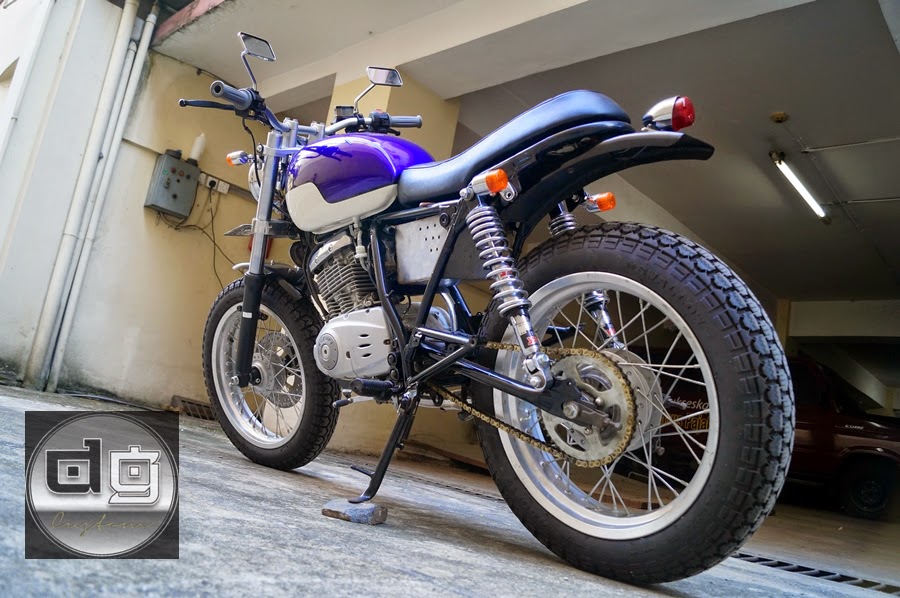 Tangki Knalpot Kustom: Thunder 125 Street Tracker DG#6