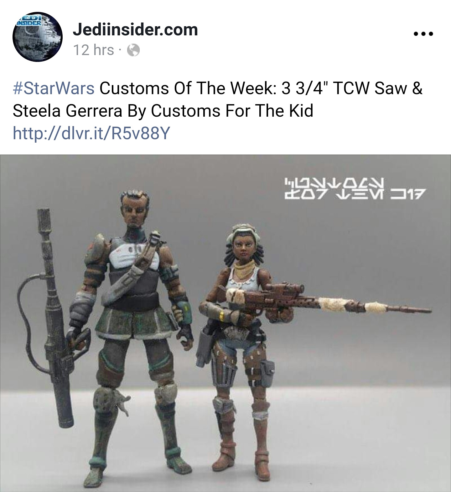 Customs for the Kid: "CLONE WARS STEELA & SAW GERRERA" created by ...