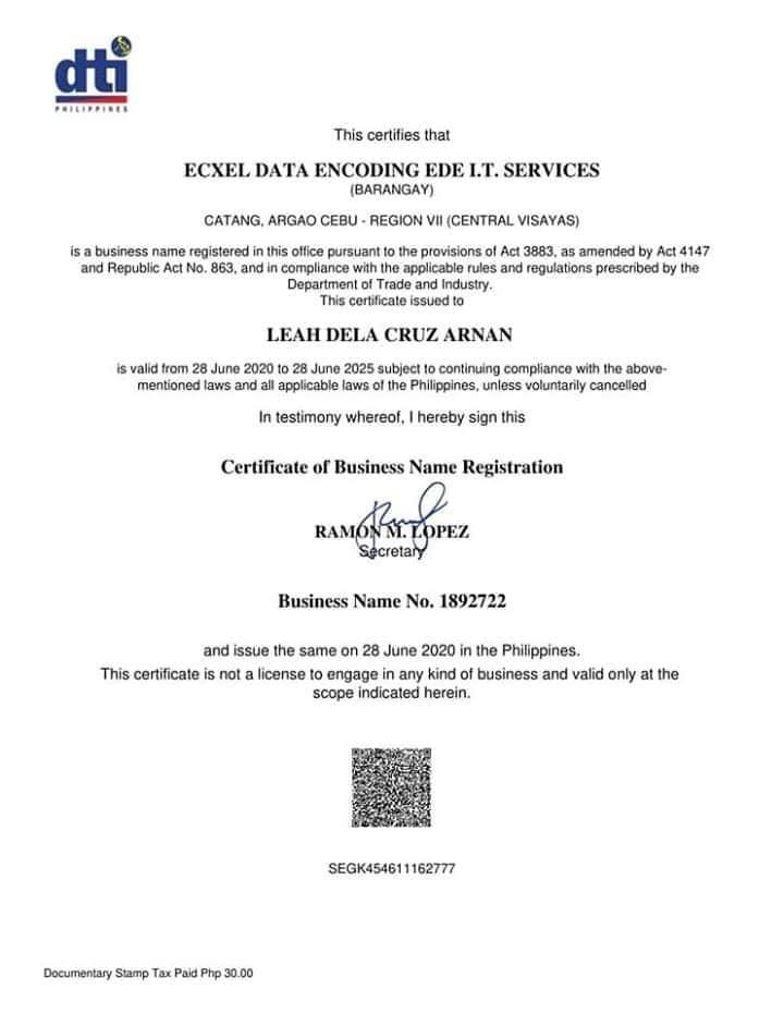 EDE known as Excel Data Encoding